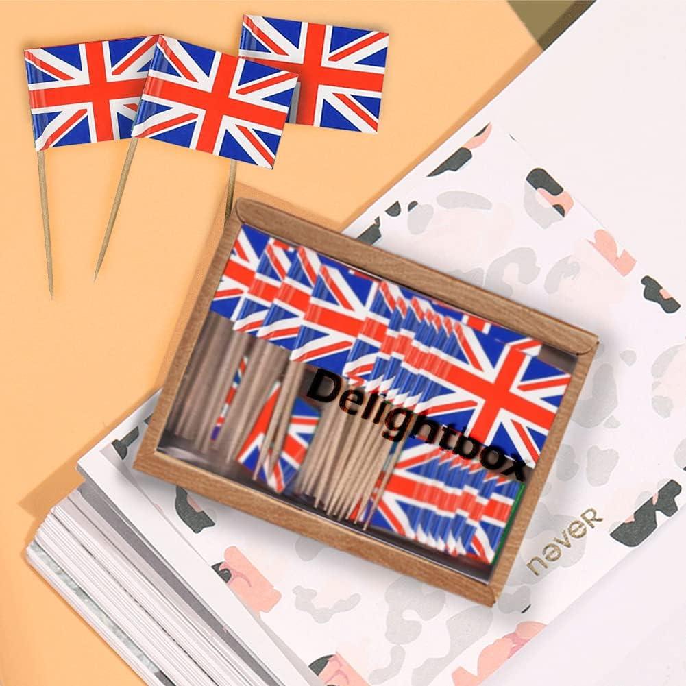 UK Flag Toothpicks (100) | British Themed Party Supplies | Buy Now with ...