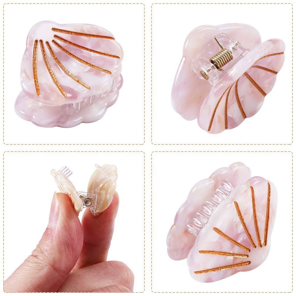12 Pieces Klue Clips Seashell Hair Claw Clips - Vintage Mini Mussel ...
