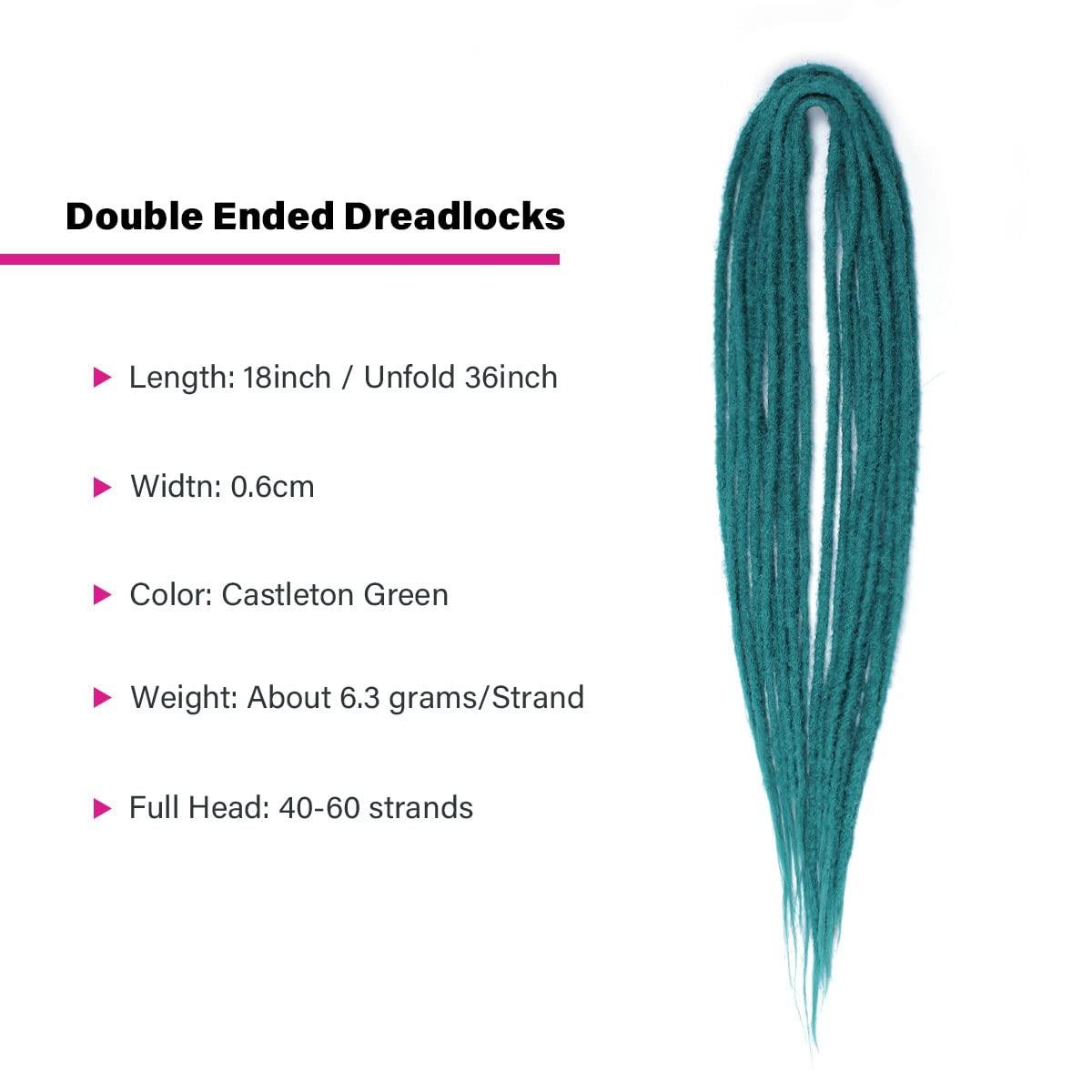 Double Ended Light Blonde Synthetic Dreadlock Extensions | 24 Inch (10 ...