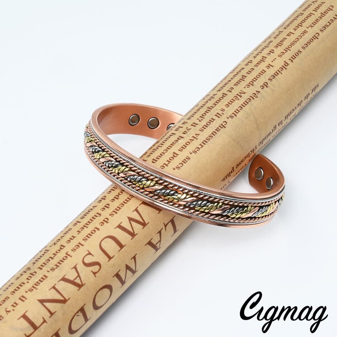 Cigmag Lymphatic Drainage Copper for Women 99% Solid Pure Copper Ultra ...