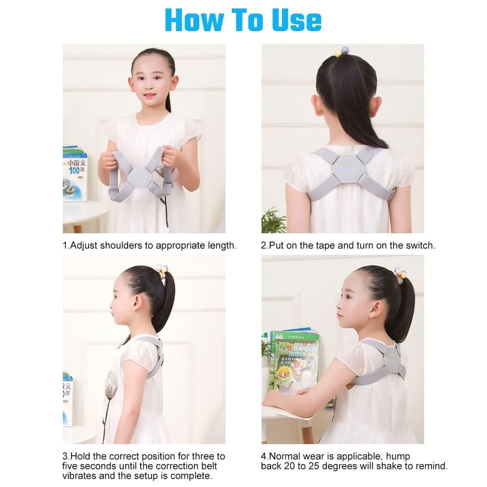 Smart Electric Posture Corrector for Adults & Kids | Adjustable Upper ...