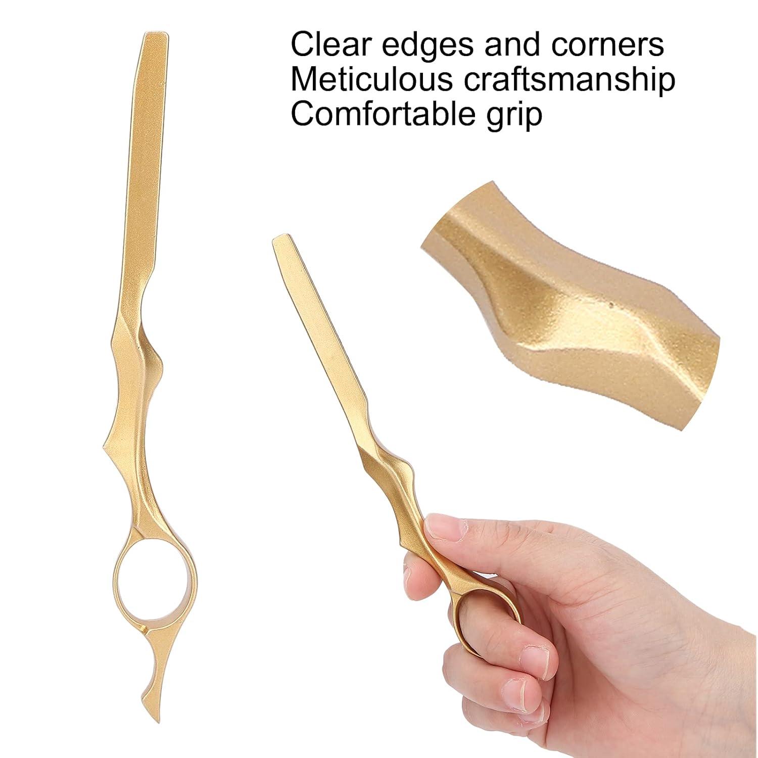 Feather Edge Razor for Salon Hair Styling | Ergonomic Handle & Clear ...