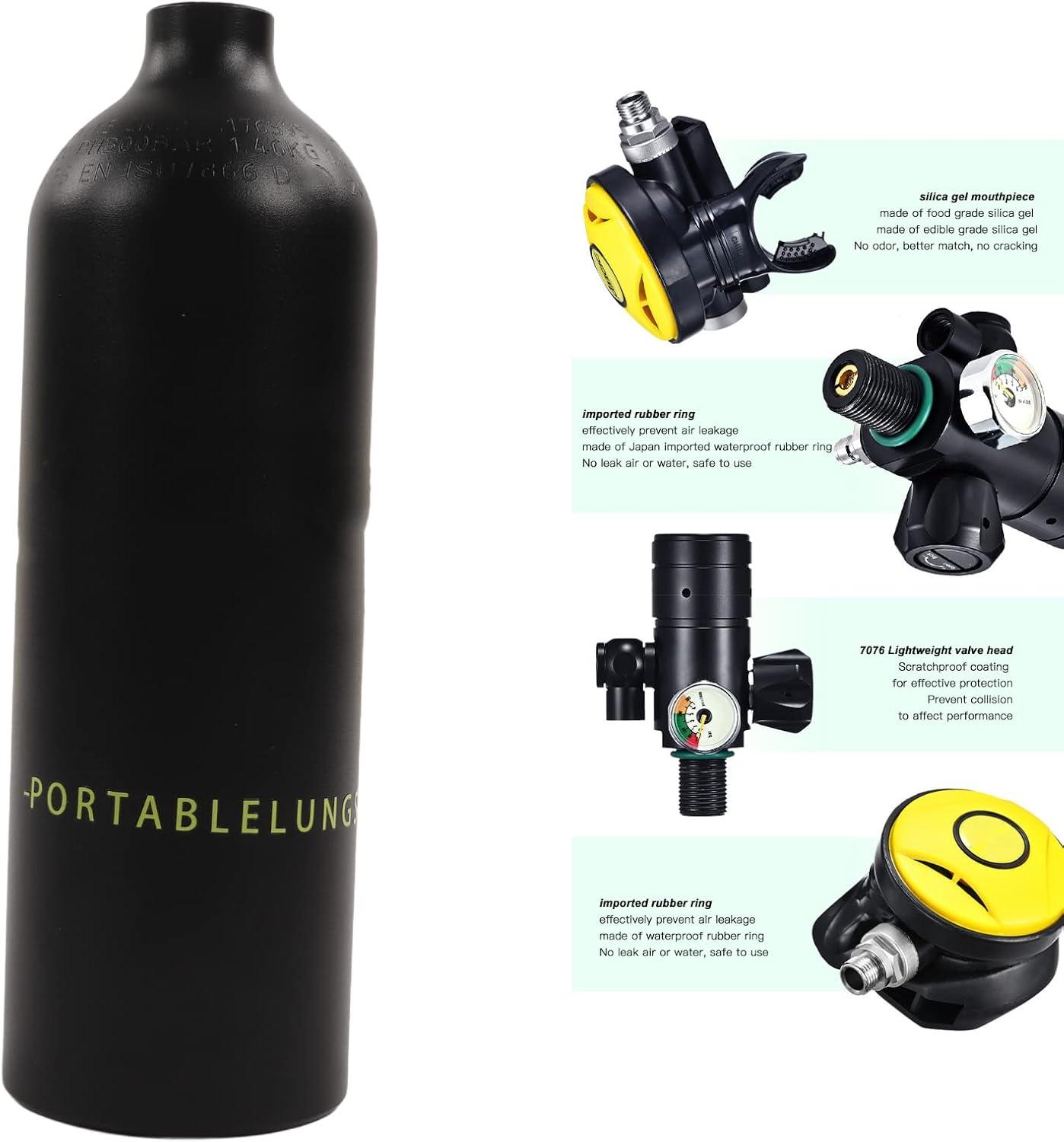 Oxygen Tank Set Safe Waterproof Portable Oxygen Tank Kit Comfortable ...