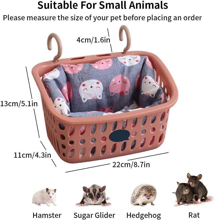 JWShang Rat Bed Hammock Hanging Basket for Small Animals - Grey | Buy ...