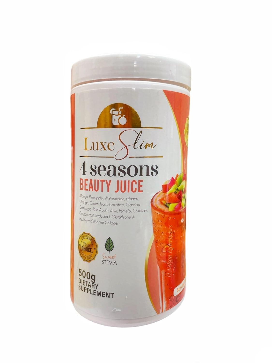 Luxe Slim 4 Seasons Beauty Juice Half Kilo Tub (500g) | Buy Now with ...