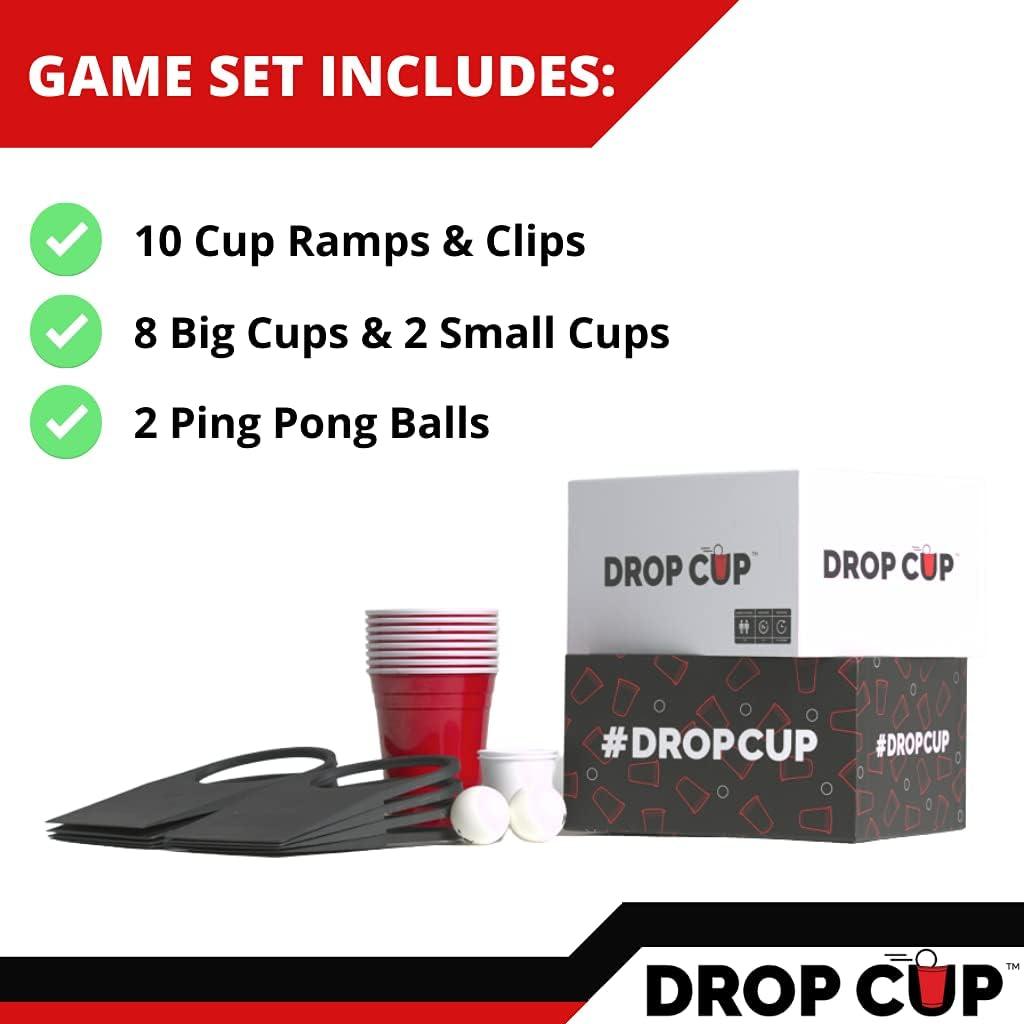 Drop Cup - Family Friendly Party Game for Adults - Pong On A Roll | Buy ...
