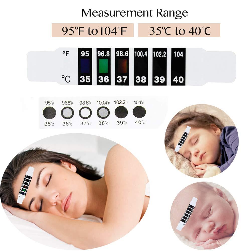 Temperature Strips for Travel and Home Use (20Pcs) - Multipurpose ...