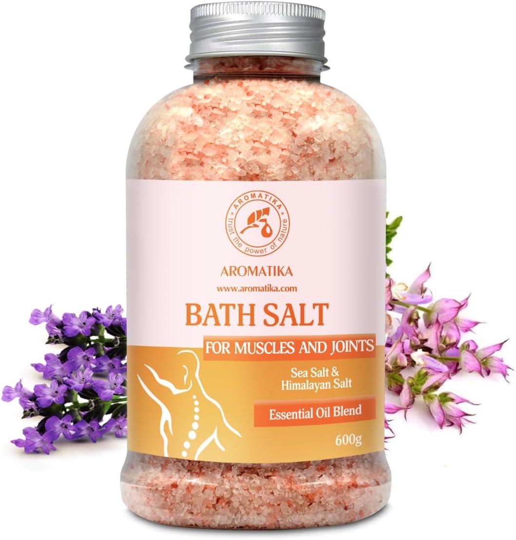 Joints & Muscles Swimming Salt 600g - Natural Bathing Salt with ...
