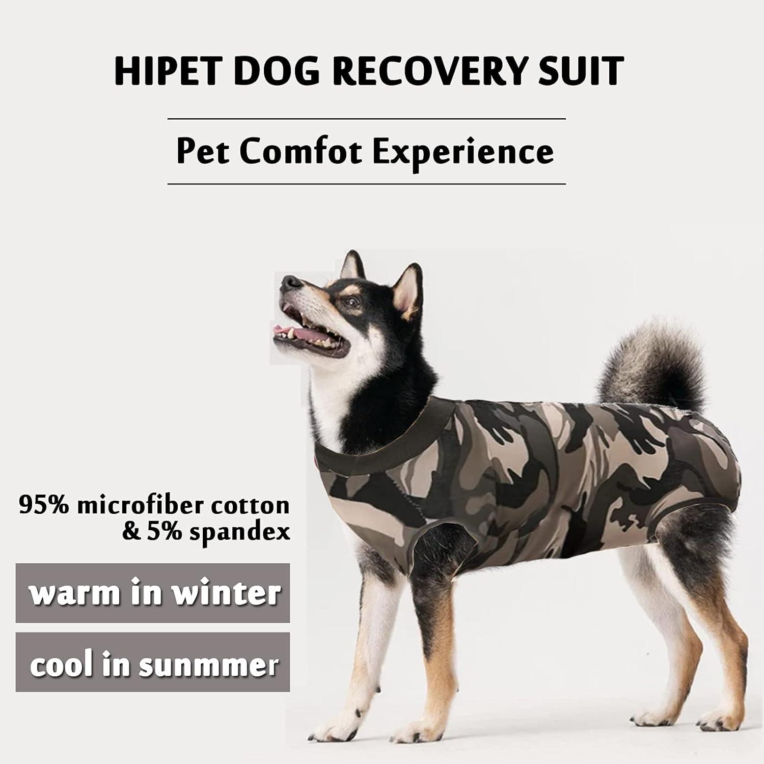 Hipet Recovery Suit for Dogs & Cats | Post-Op Protection for Wounds ...