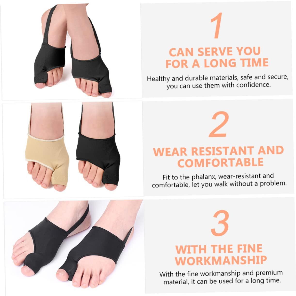 Big Bunion Relief Orthopedic Correctors - 1 Pair Black Isolation ...