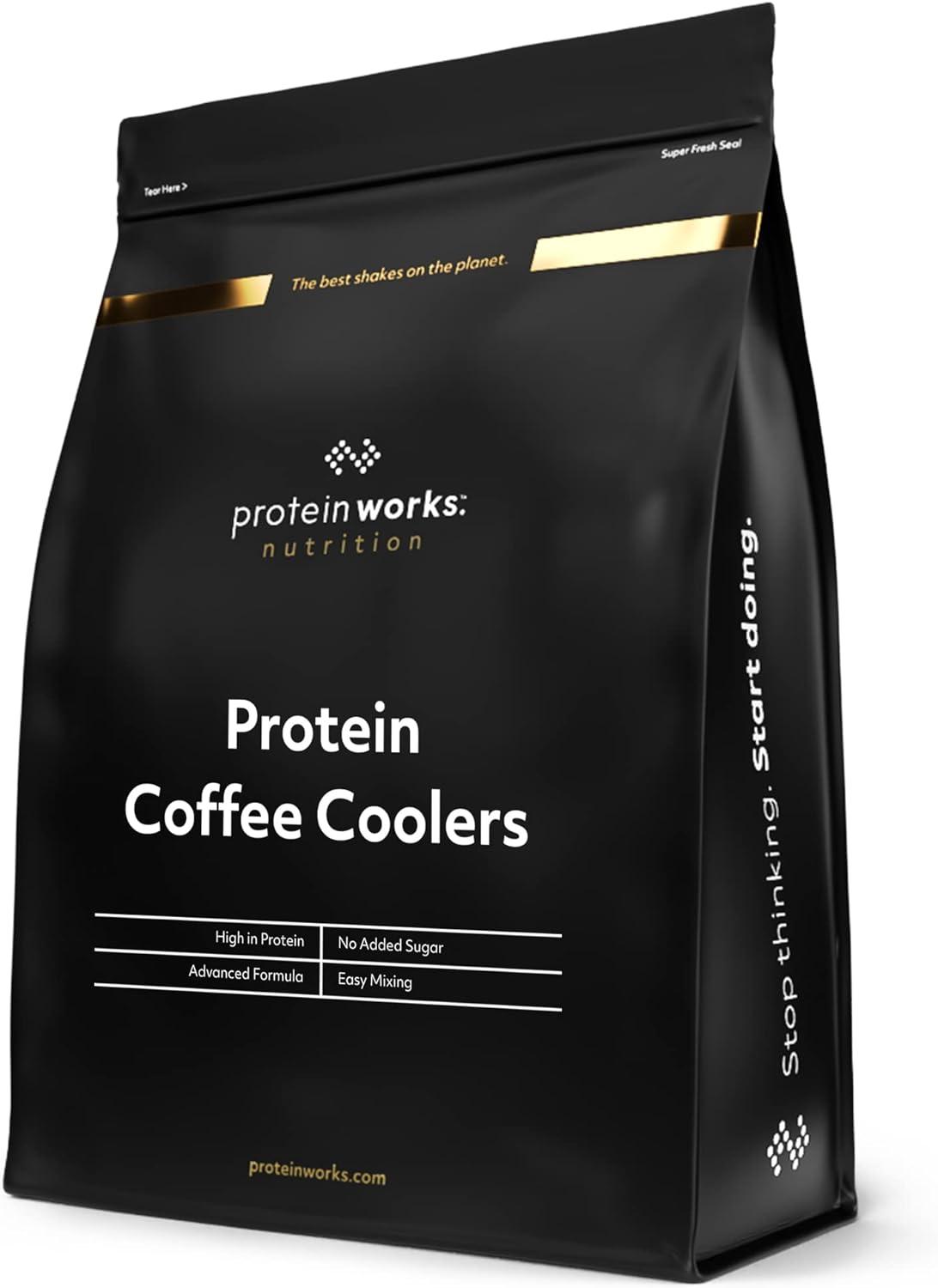 Protein Works Matcha Latte Protein Coffee Cooler | 22g Protein 120mg ...