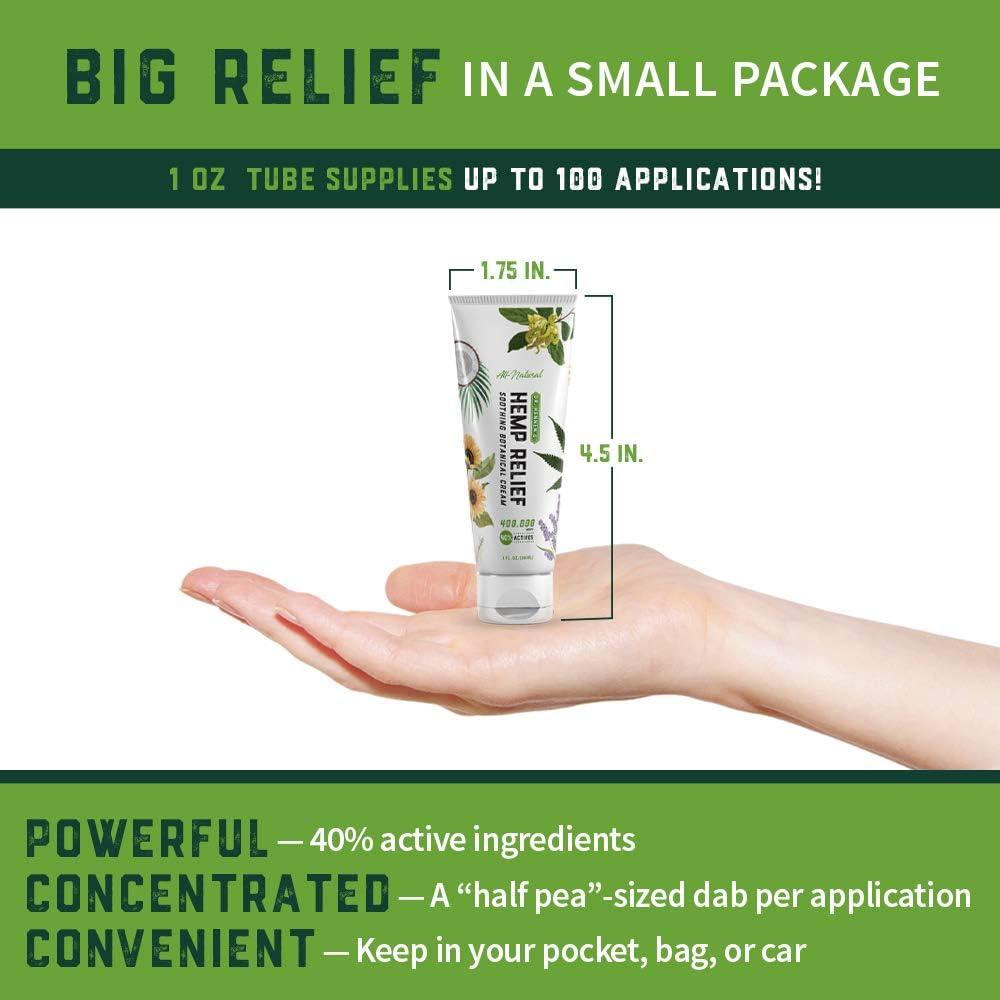 Dr. Hennen's Hemp Relief Cream Extra Strength for Muscles, Joints, and ...