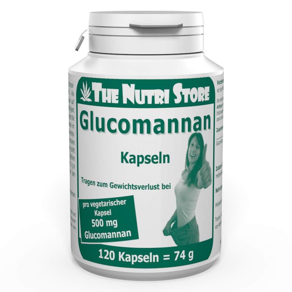 Buy Glucomannan 500mg Capsules - 120 Count | Premium Fiber Supplement ...