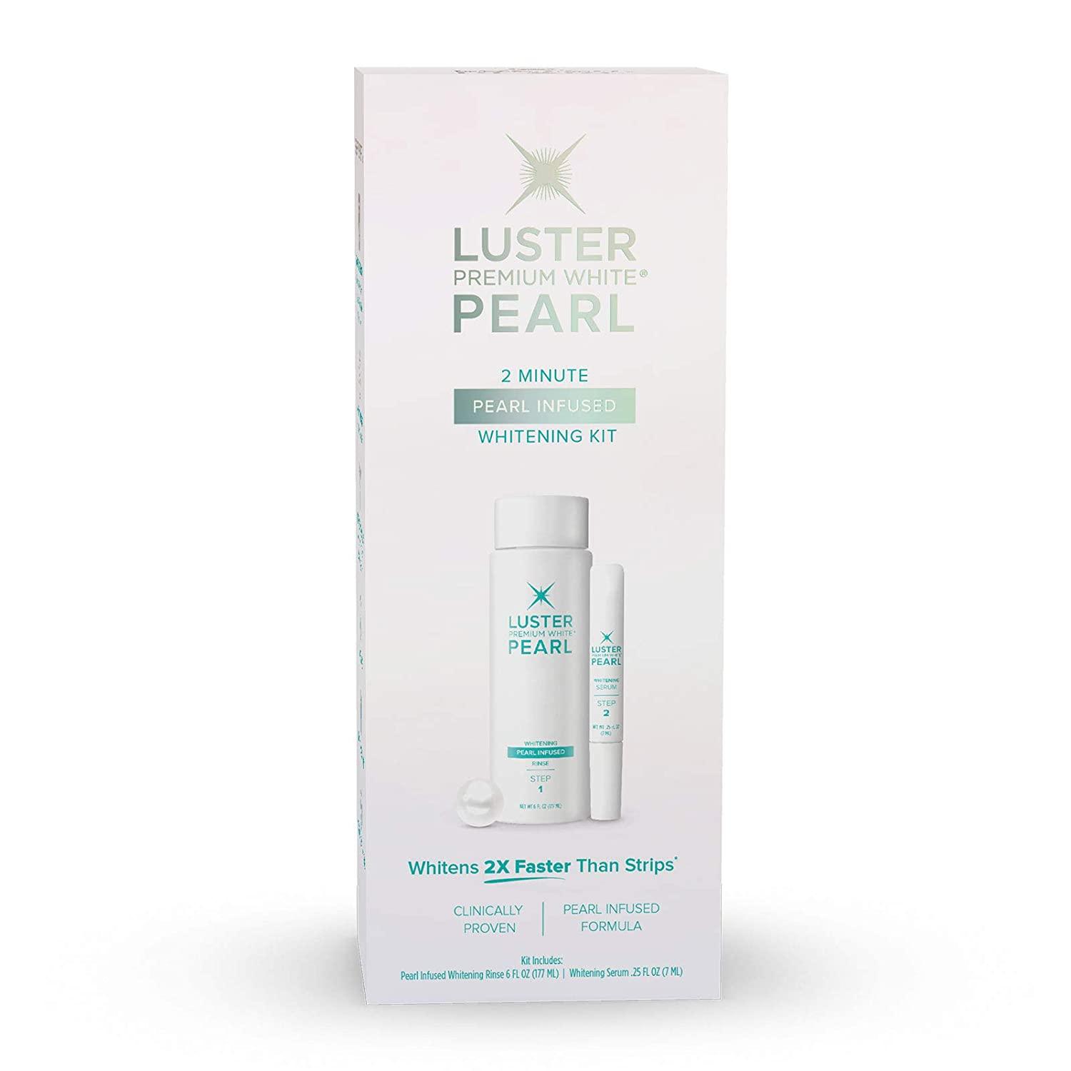 Luster Premium White 2-Minute Pearl Infused Teeth Whitening Kit - Fast ...