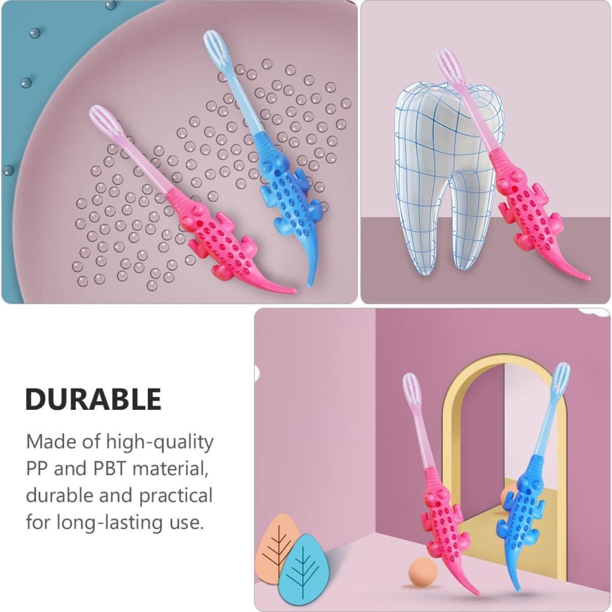 Minkissy 8pc Cartoon Animal Toothbrush Set - Sensitive Baby ...