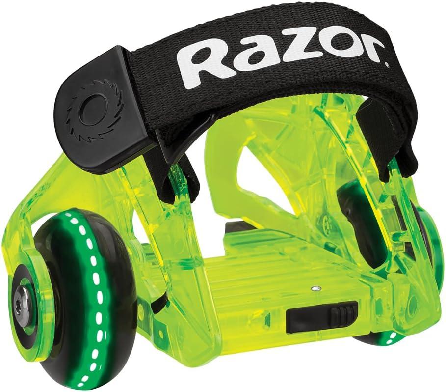 Razor Jetts DLX Heel Wheels Neon Green | Frustration-Free Packaging ...