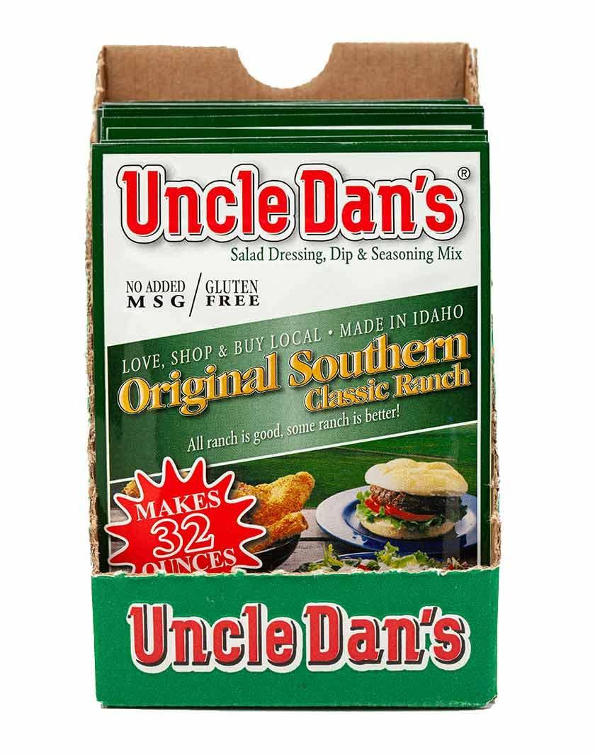 Uncle Dan's Original Classic Ranch Singles Case 12 Count - Convenient ...