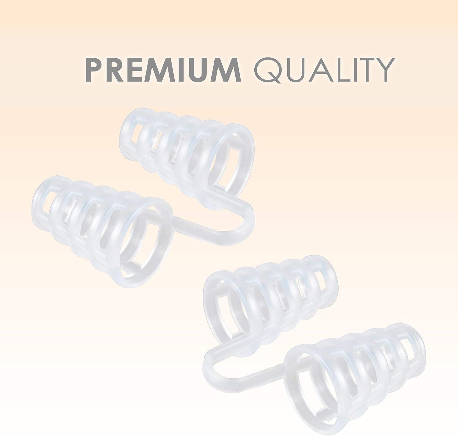 Nose Vent Sinus Relief Dilator - Large Pack of 12 Hard Silicone ...