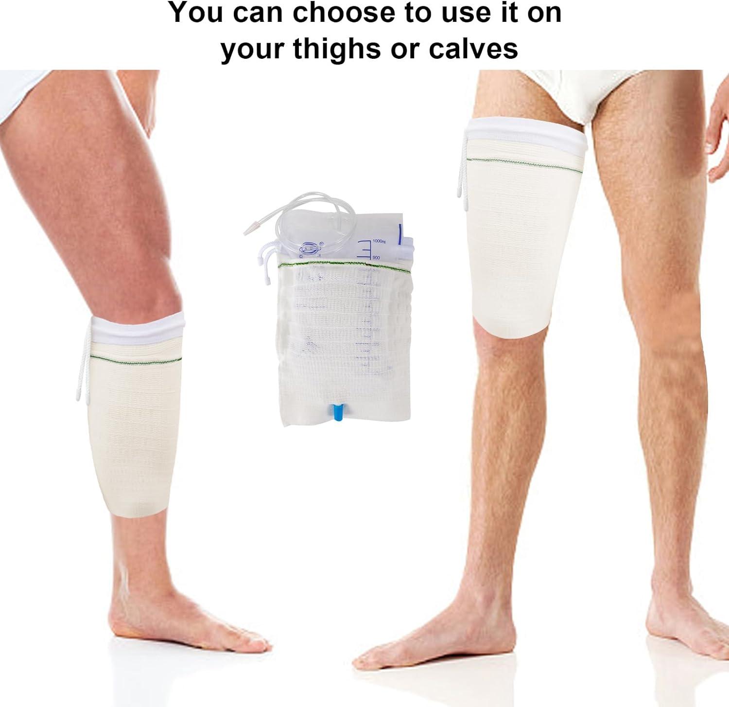Catheter Leg Bag Holder Leg Sleeve - Adjustable Strap & Fabric ...