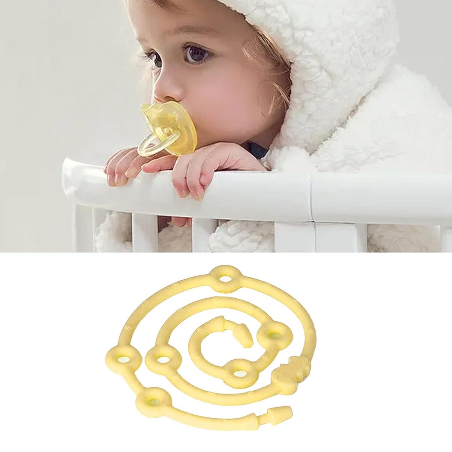 yellow pacifier holder