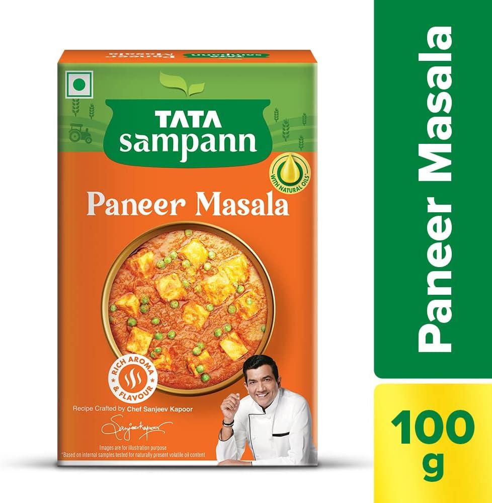 Tata Sampann Indian Spices Pure Paneer Masala 100g | Buy Now with ...