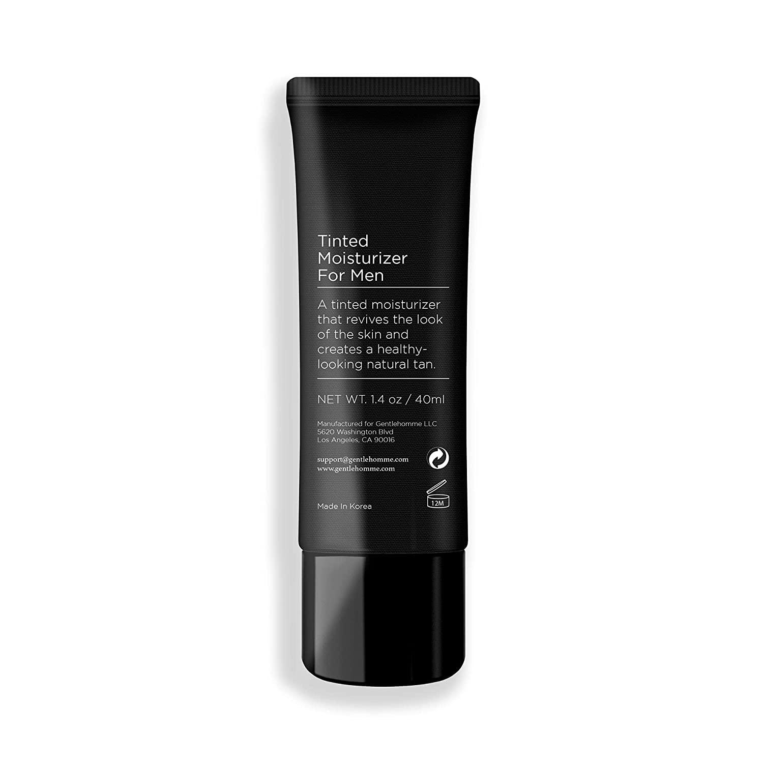 Gentlehomme Men's Tinted Moisturizer - 7-in-1 CC Cream for All-Day ...