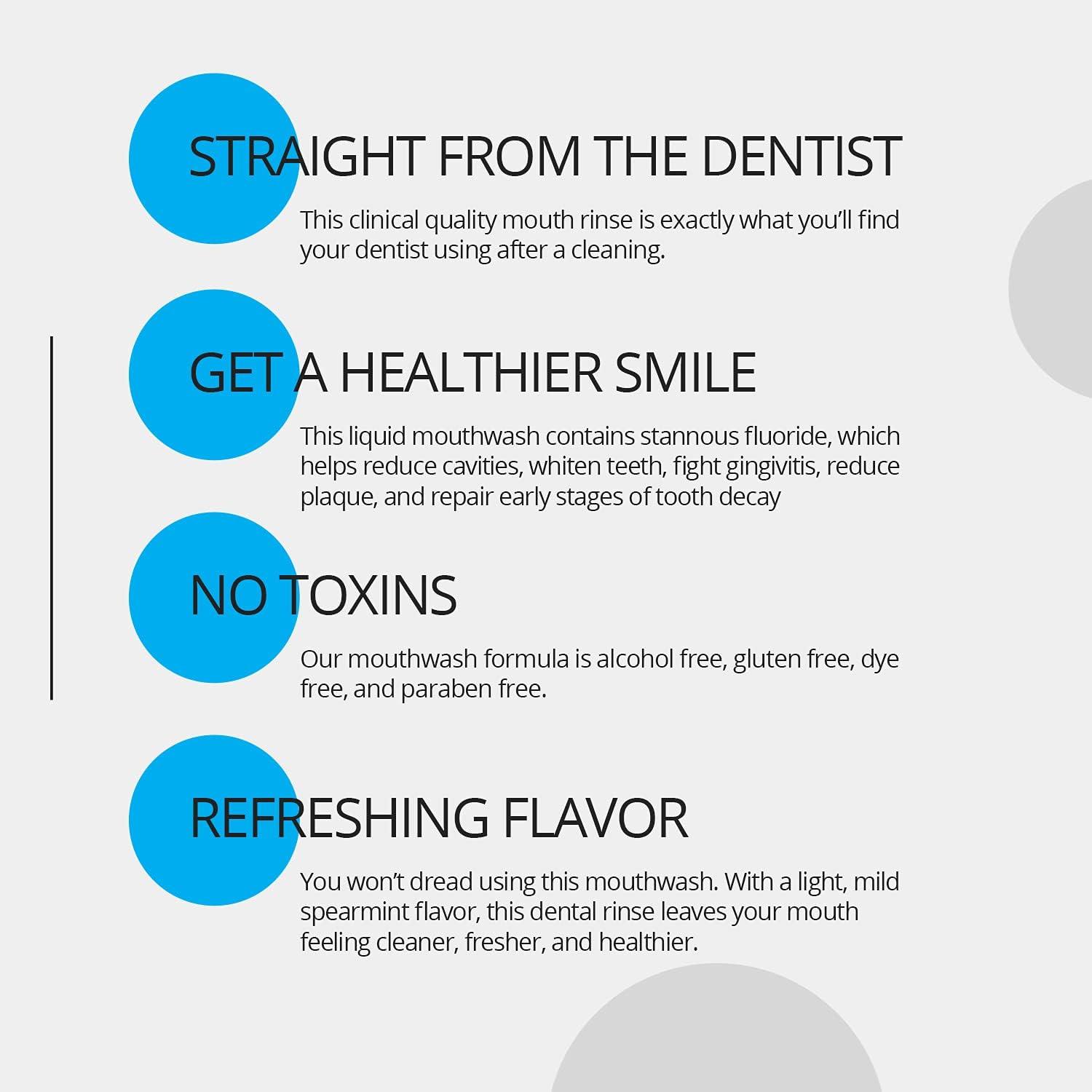 ELEMENT Stannous Fluoride Mouthwash 10 Fl. Oz. - Antimicrobial Perio ...