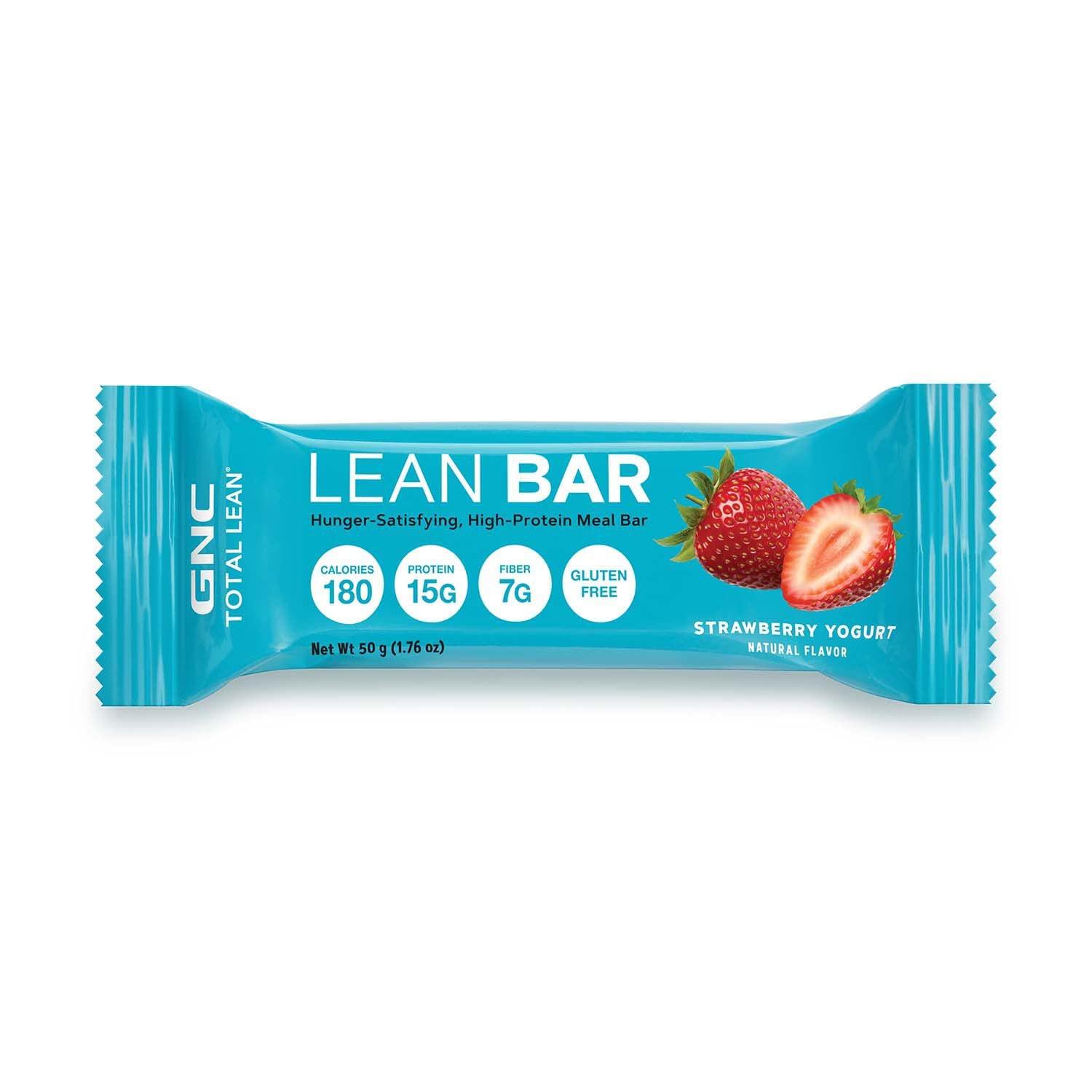 GNC Total Lean Bar - Strawberry High-Protein Meal Bar | Supports ...