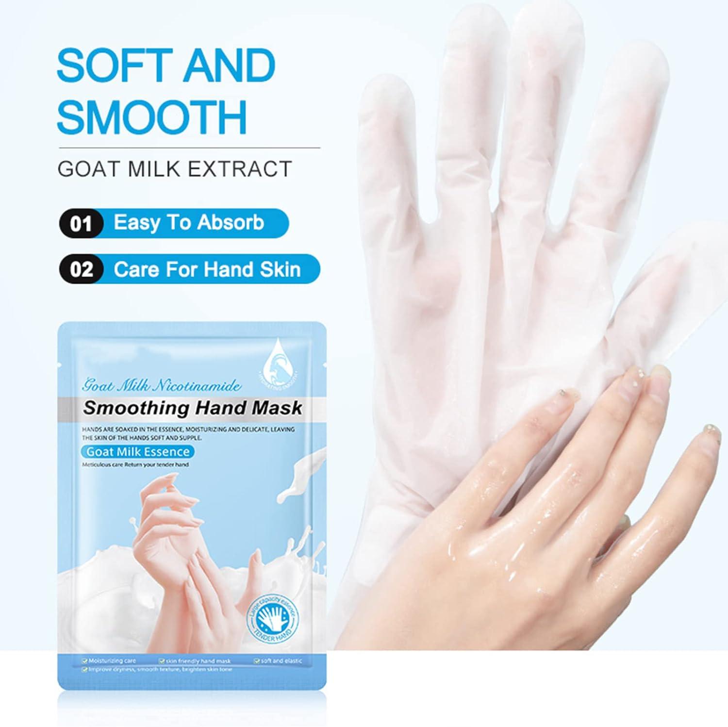Shefave Moisturising Gloves Hand Mask 3 Pairs Hand Masks for Dry Hands ...
