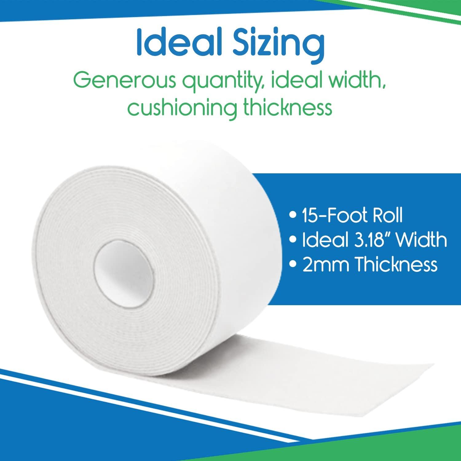 ViveSole Blister Prevention Moleskin Padding Tape - 3x5 Yards - Heel ...