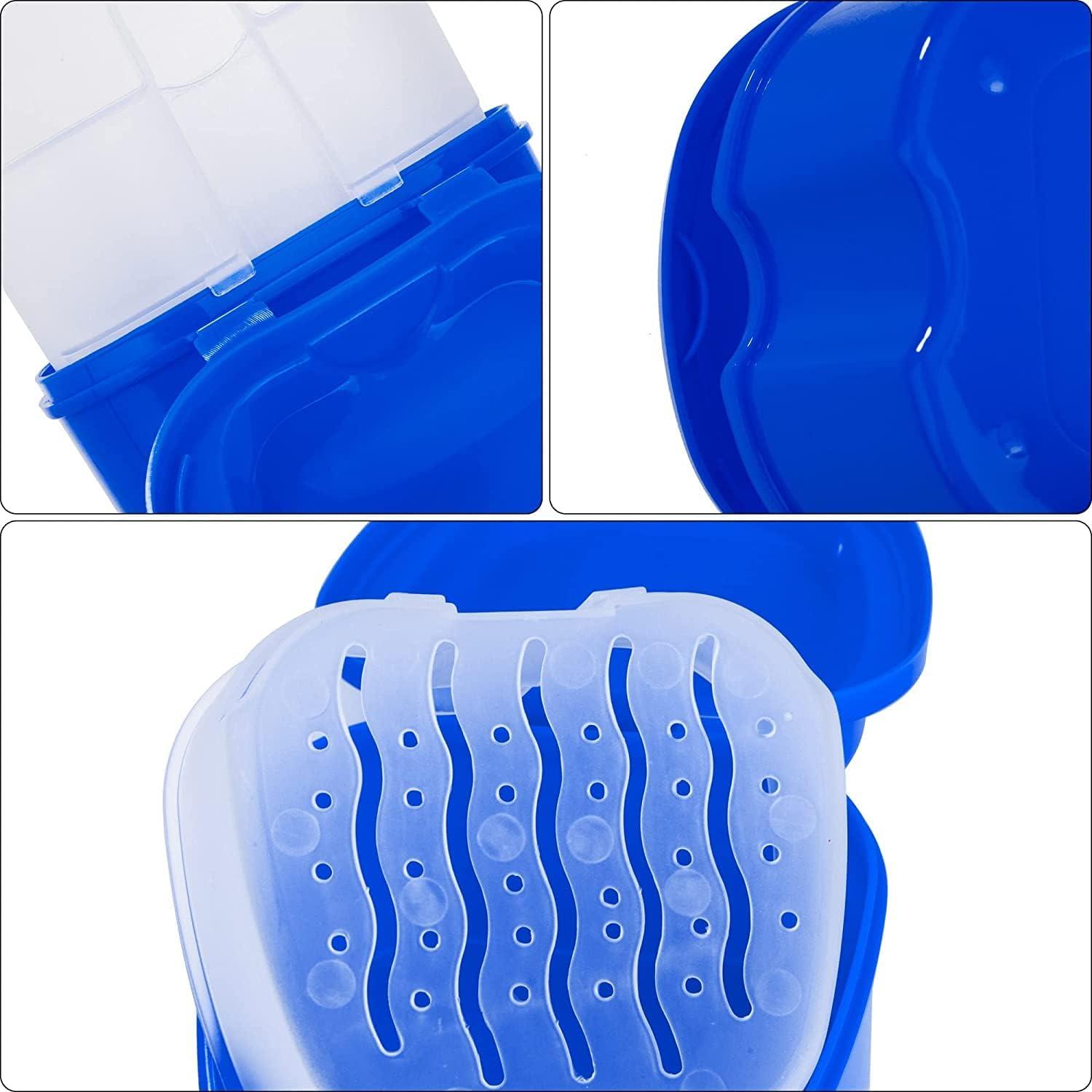 Denture Cleaning Kit Box - Orthodontic Teeth Retention Container ...