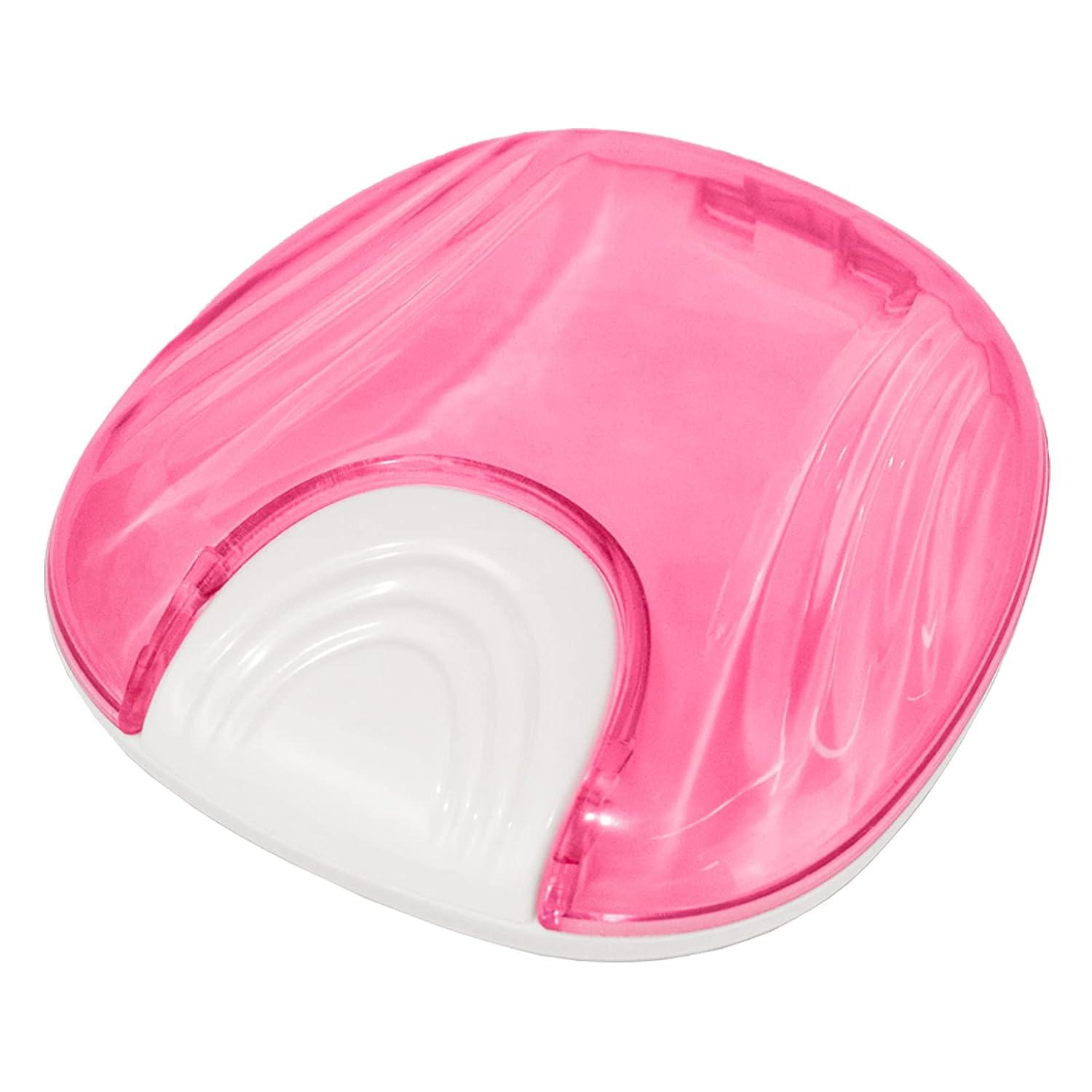 AliensRus Pink Retainer Case with Tools - Orthodontic Aligner Box with ...