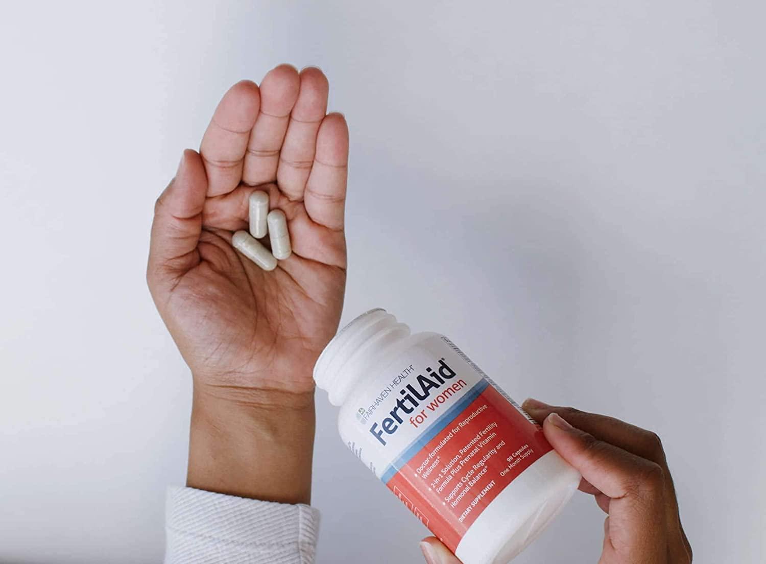 Fairhaven Health FertilAid for Women - 90 Veggie Caps | Boost Fertility ...