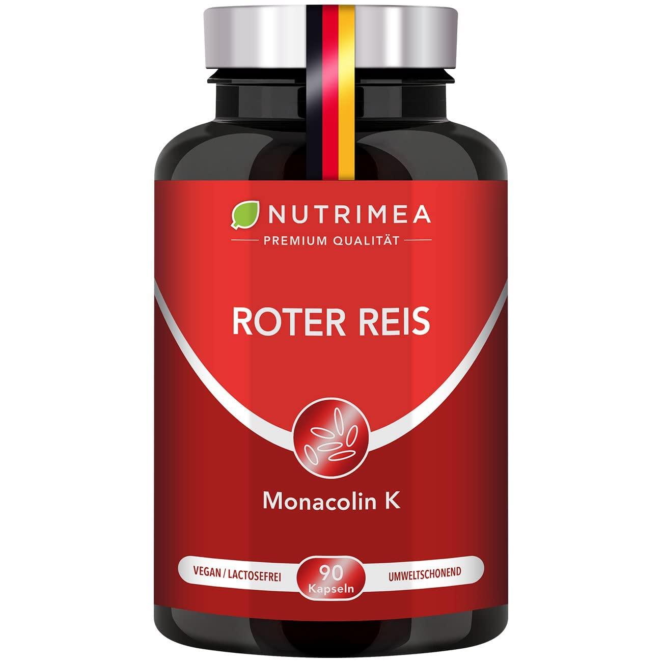 Red Rice with Monakolin K & Coenzyme Q10 - 3-Month Supply | Vegan ...