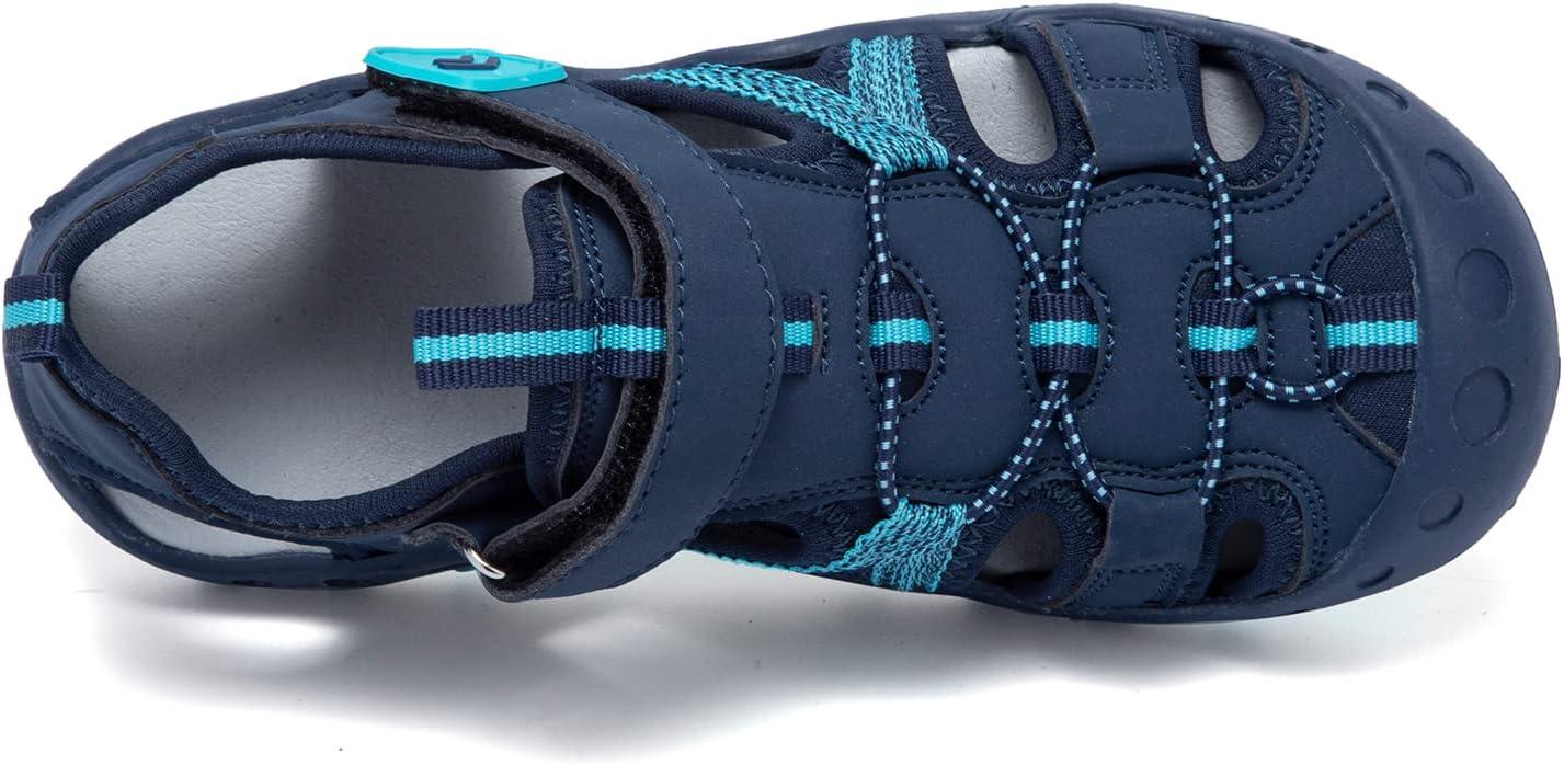 Vtasq Girls' Closed Trekking Sandals - Summer Beach & Hiking Shoes - 30 ...