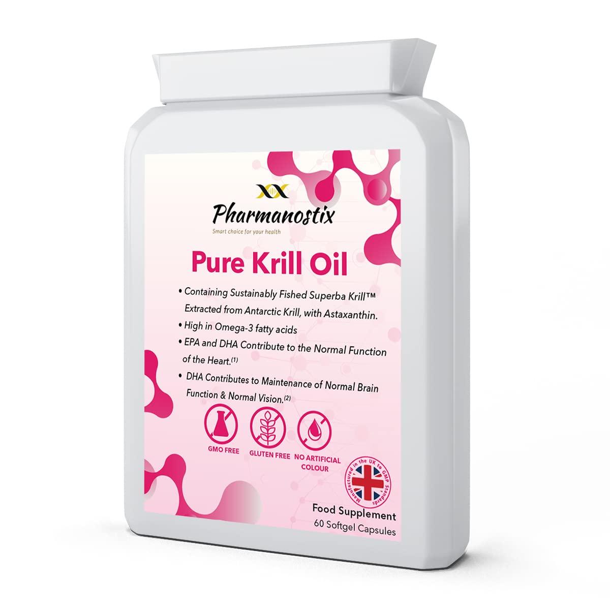 Antarctic Krill Oil Extract 500mg - 60 Soft Gel Capsules | Eco ...