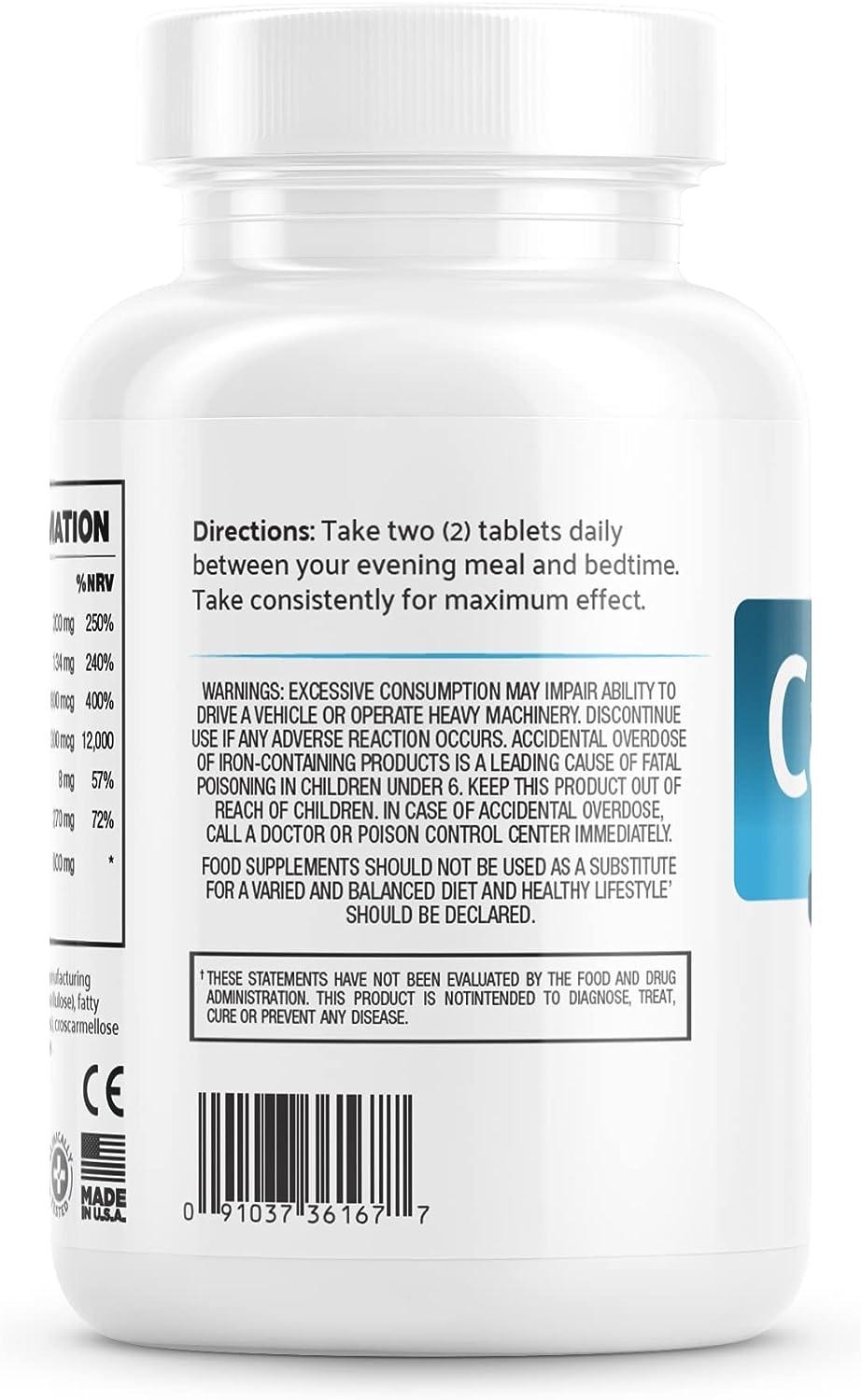 Calm Legs Natural Tablets for Itching, Crawling, Tingling Legs | Iron ...