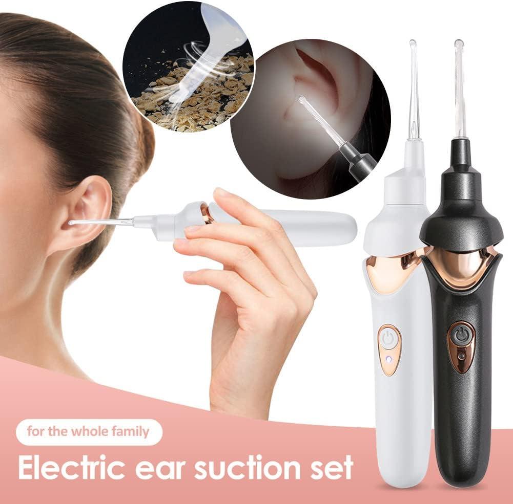 Electric Ear Cordless Safe Vibration Painless Vacuum Ear Wax Pick ...