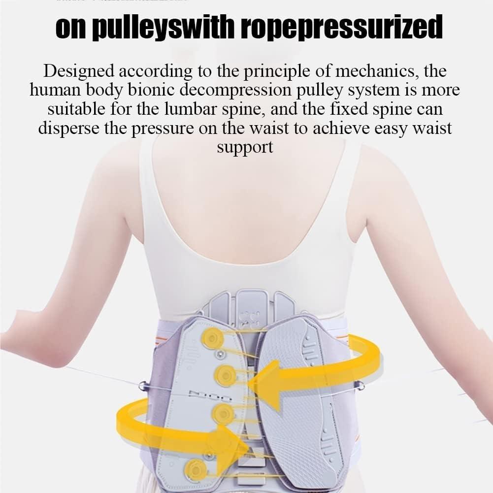 Lumbar Disc Herniation Belt | Back Support & 360 Pulley Traction System ...