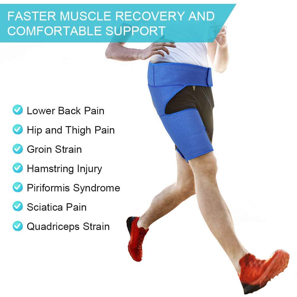 Breathable Hamstring Compression Support Band for Hip, Thigh, and Groin ...