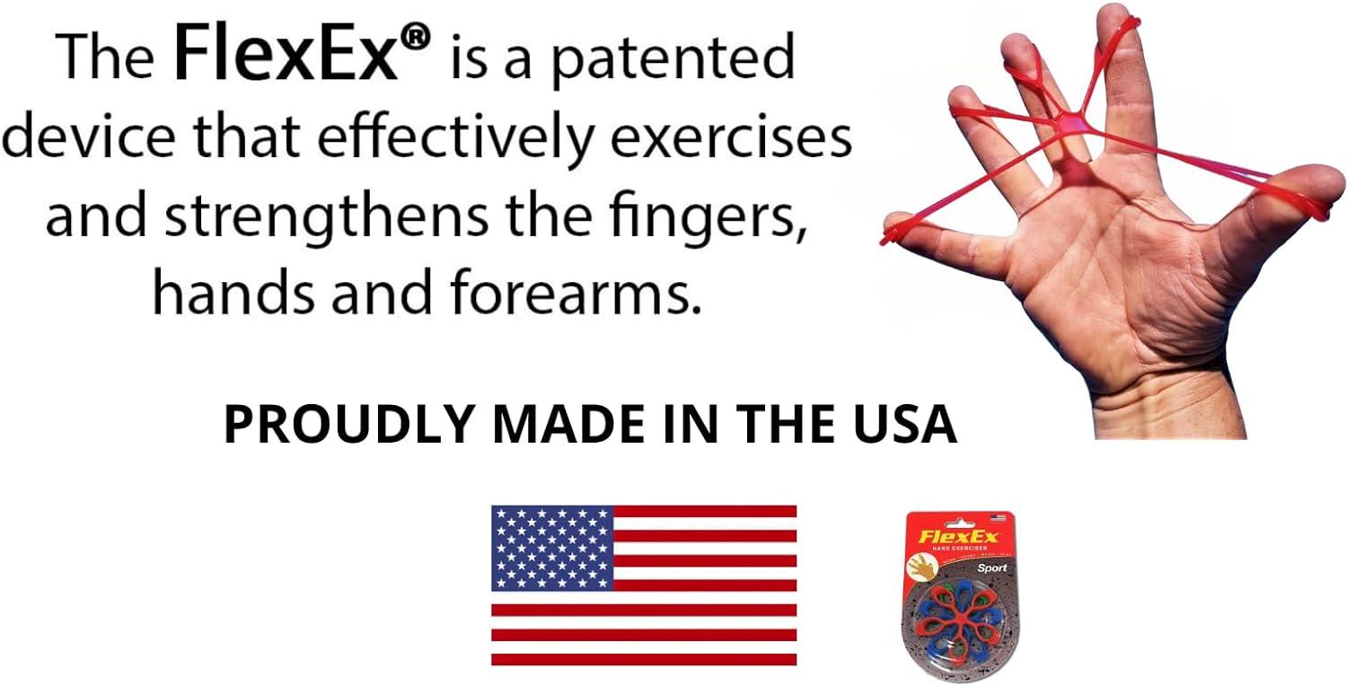 FlexEx Sport Hand Exerciser | Patented Finger Strengthener | Buy Now ...