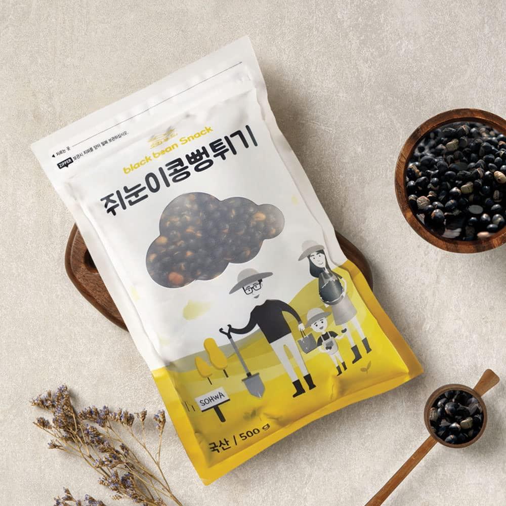 SOHWA Korean Crispy Roasted Small Black Bean Snack 500g (17.6oz ...