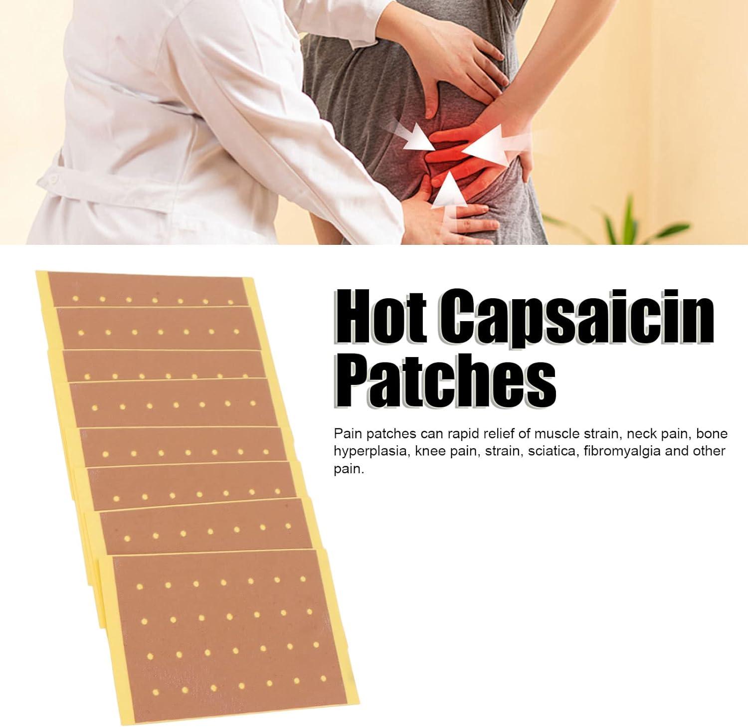 40pcs Capsaicin Back Pain Relief Patches for Muscle Strain - Breathable ...