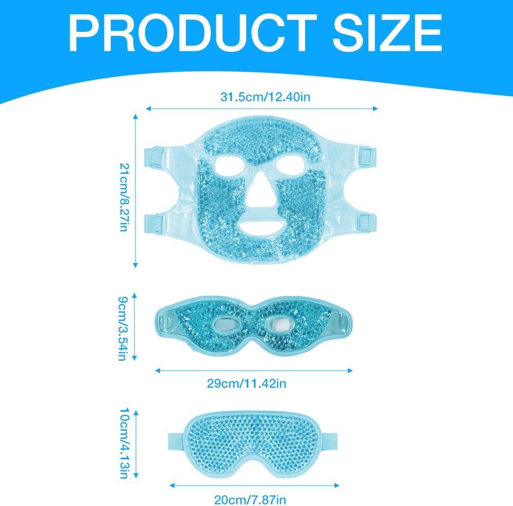 Xeerun Cooling Eye Mask - 4 Piece Gel Masks for Dark Circles & Swollen ...
