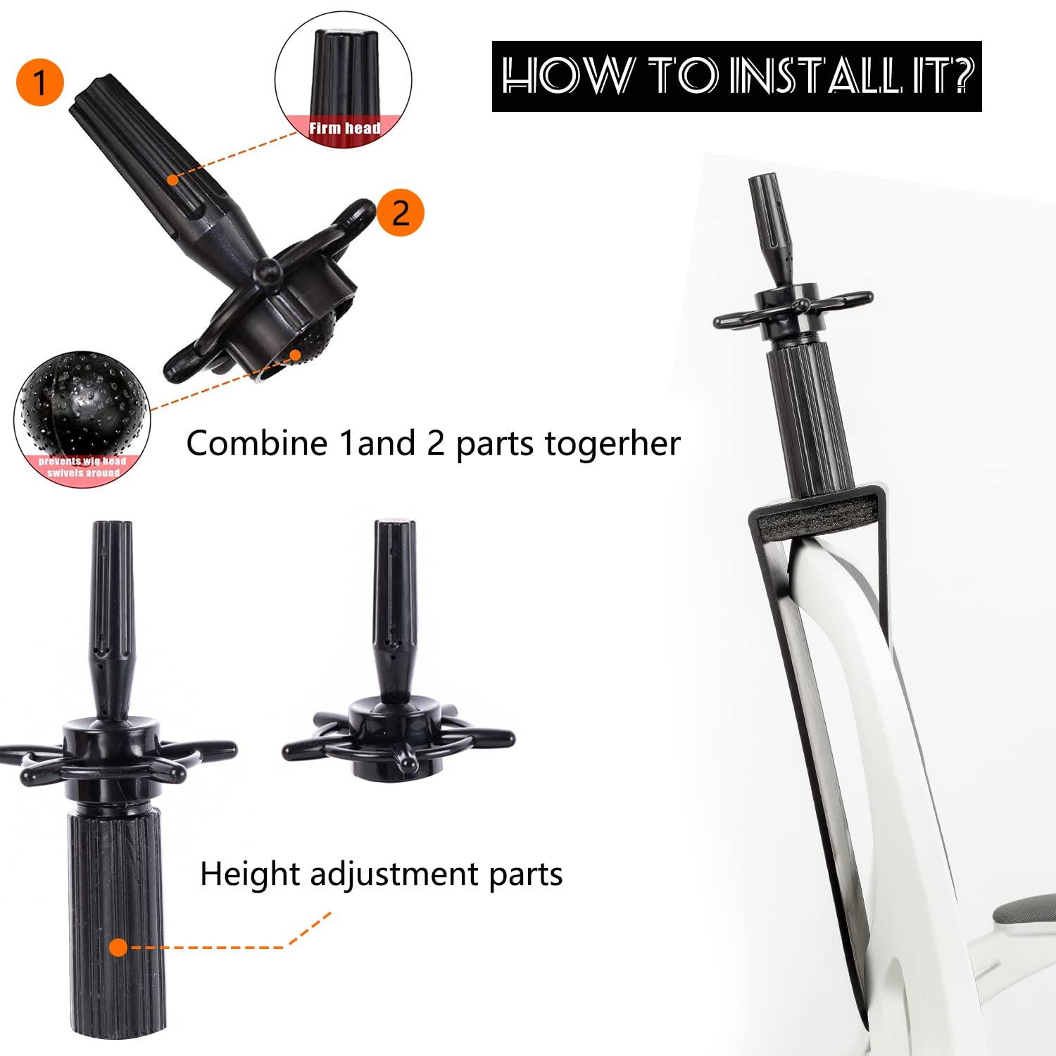 mannequin stand for chair With Clip Training Head Clamp Stand ...