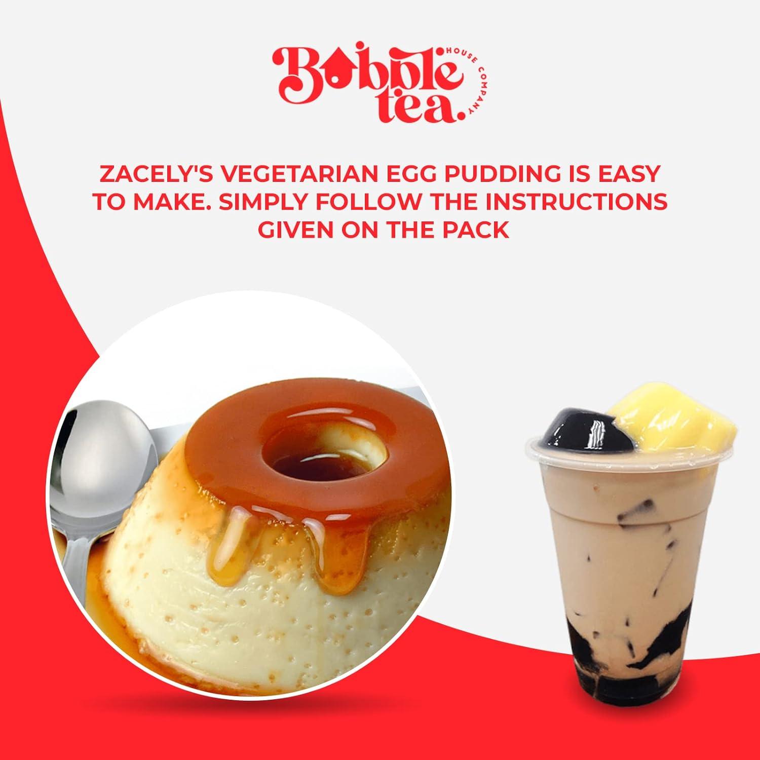 Zacely Egg Pudding Powder - Protein Pudding for Dessert Toppings ...