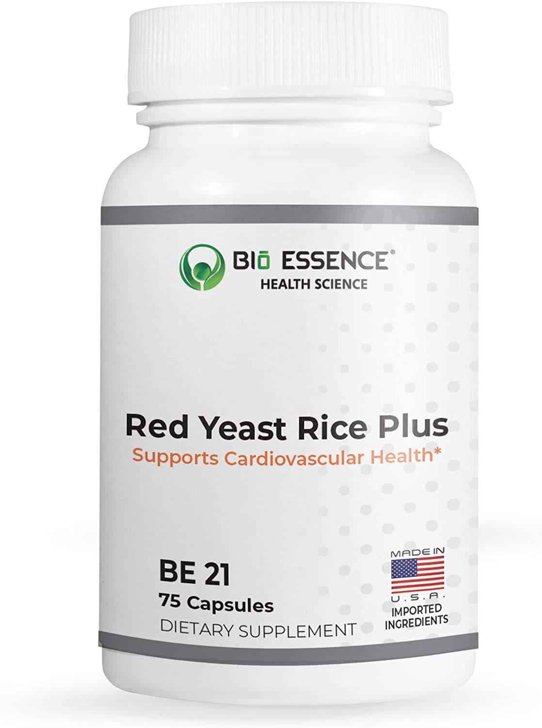 Bio Essence Red Yeast Rice Plus - Natural Cholesterol Support - 1 Pack ...