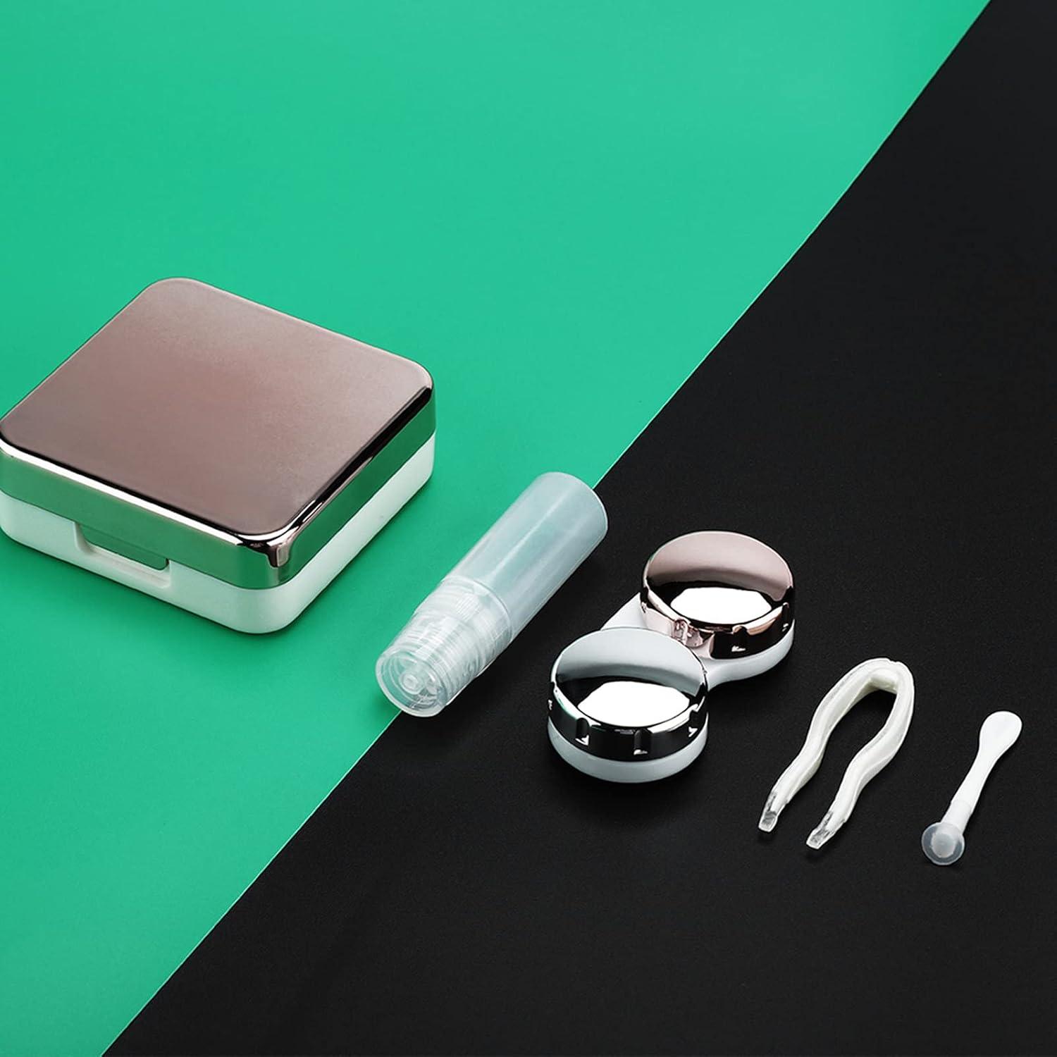 Kikyo Lens Box - Contact Lens Travel Set with Cleaning Disc | Sensitive ...
