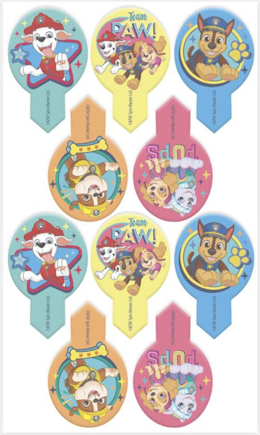 Decora Paw Patrol Tortendeko Edible Cake Decorations - 20 Dining Paper ...