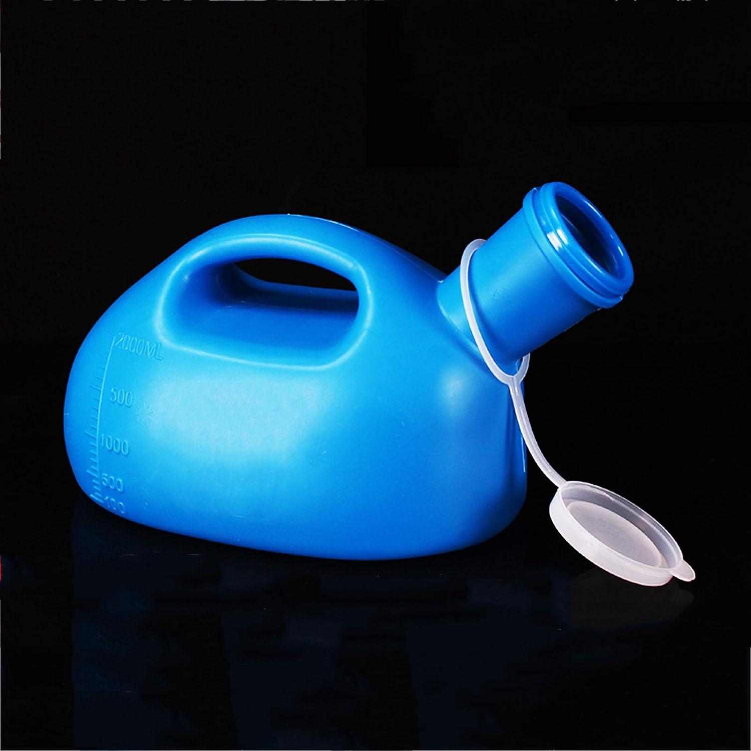 Male Urinal Bottle 2000ML Male Urinal Portable Mens Potty Travel Toilet ...